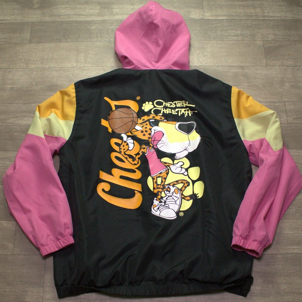 Rare Cheetos Chester Cheetah Basketball Hooded Pullov… - Gem
